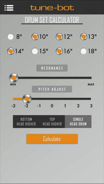 Tuning Concert Toms - tune-bot
